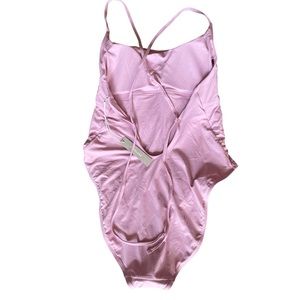 Everlane | Swim | Everlane The String Onepiece Pink Tie Low Back ...